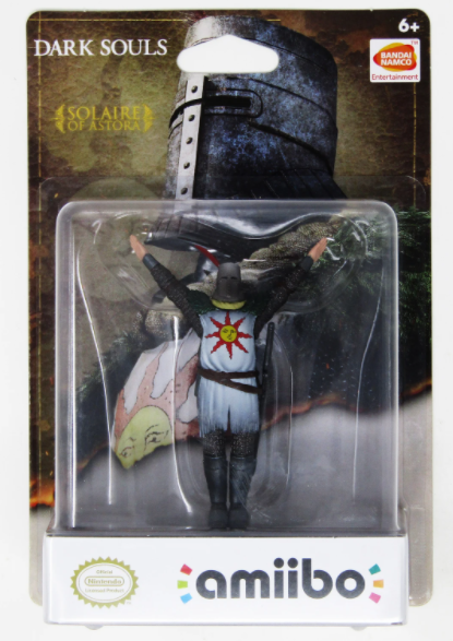 Amiibo Dark Souls Solaire Of Astoria (crease in cardboard) New – Iceman Video Games