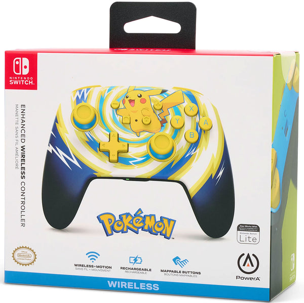 Switch Controller Wireless Power A Pikachu Vortex New – Iceman Video Games