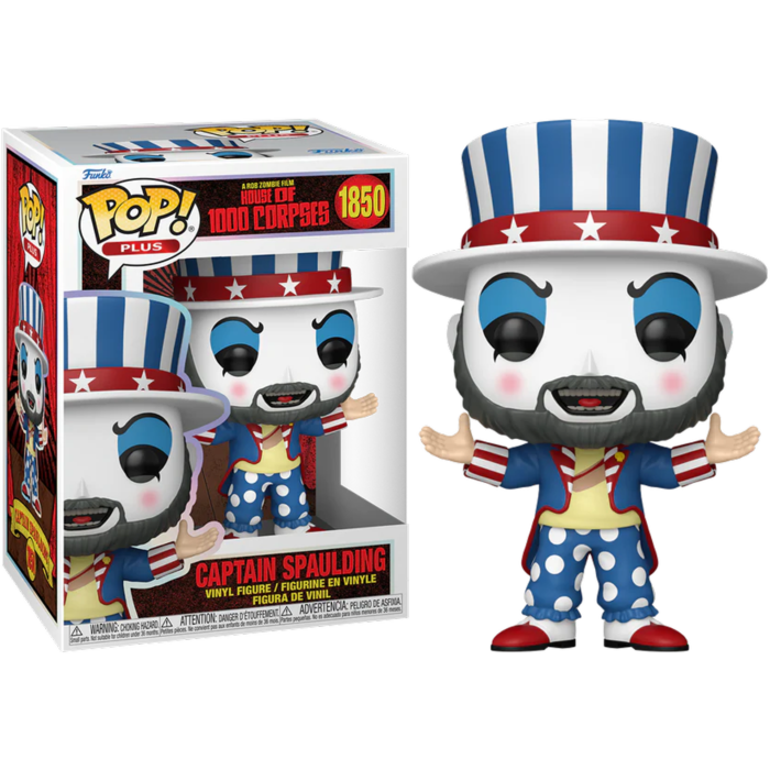 Funko Pop Plus Movies - House Of 1000 Corpses Captain Spaulding New ...