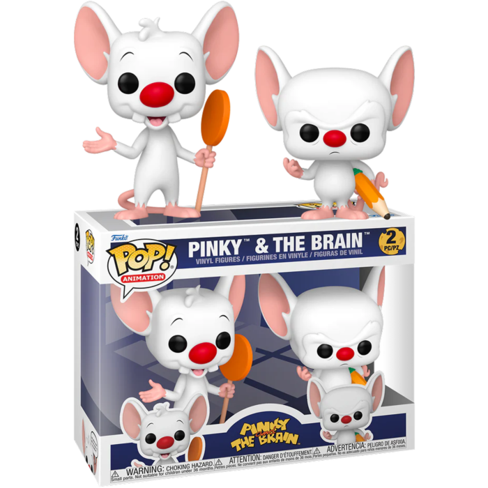 Funko Pop Animation - Pinky & The Brain 2 Pack New – Iceman Video Games