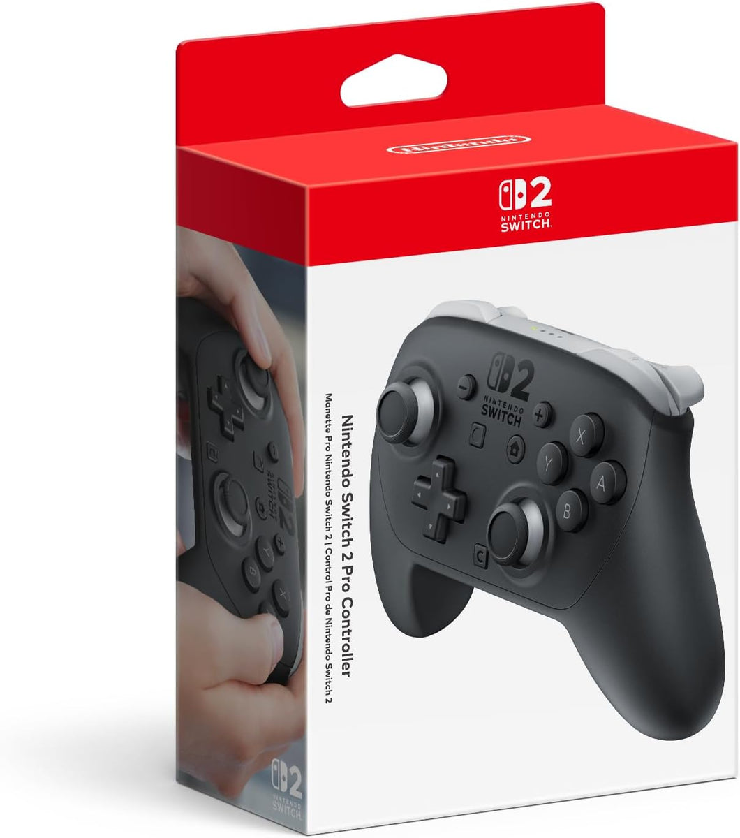 Switch 2 Controller Wireless Pro Controller Black New – Iceman Video Games