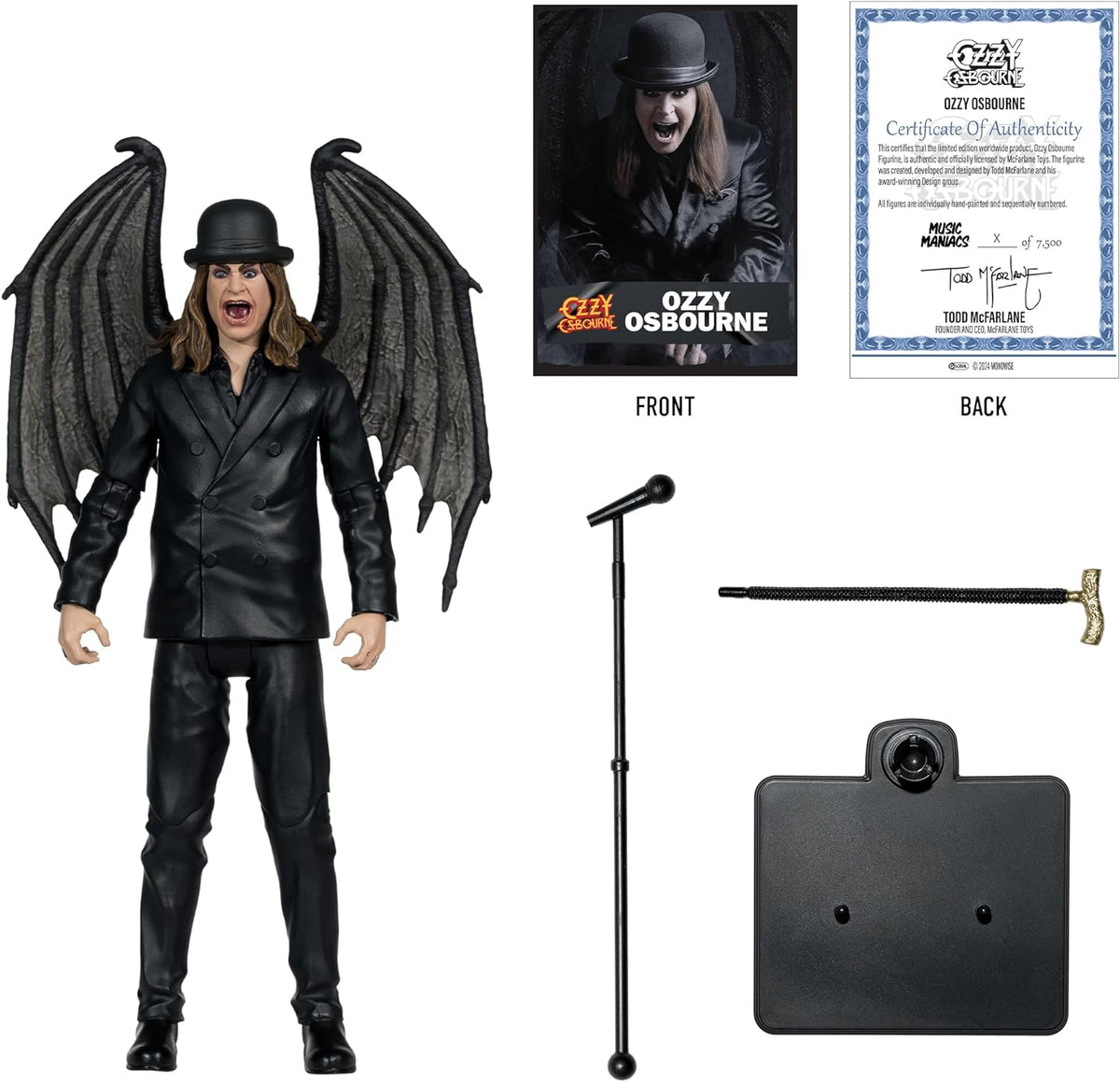 Mcfarlane Music Maniacs Ozzy Osbourne Figure Limited Edition Of 7500 P ...