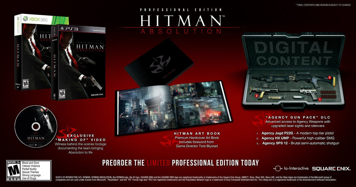 Hitman Absolution Professional Edition PS3 Used (missing artbook ...