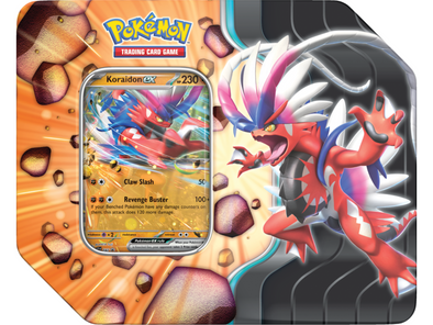 Pokemon 2025 Tin Slashing Legends Koraidon New – Iceman Video Games