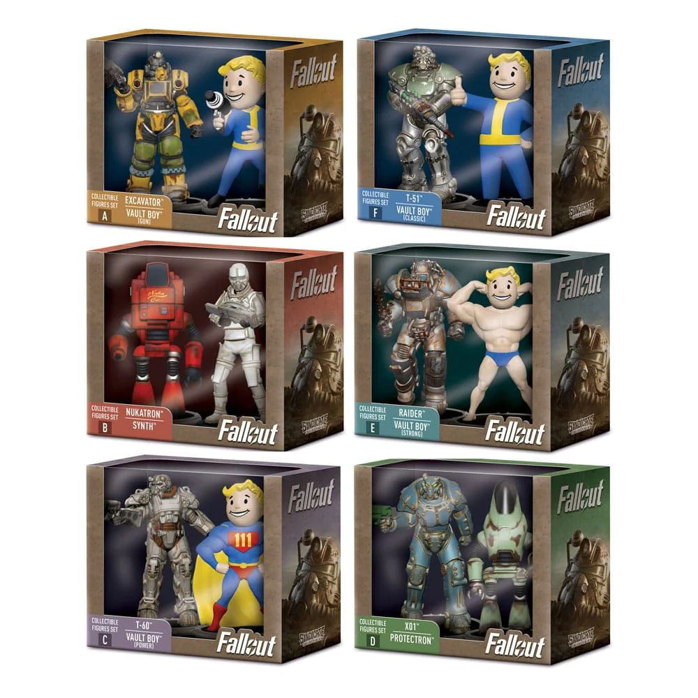 Fallout T-60 and Vault Boy (Power) 2 Pack 3" Figure New – Iceman Video ...