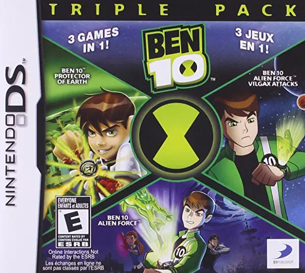 Ben 10 Triple Pack DS Used – Iceman Video Games