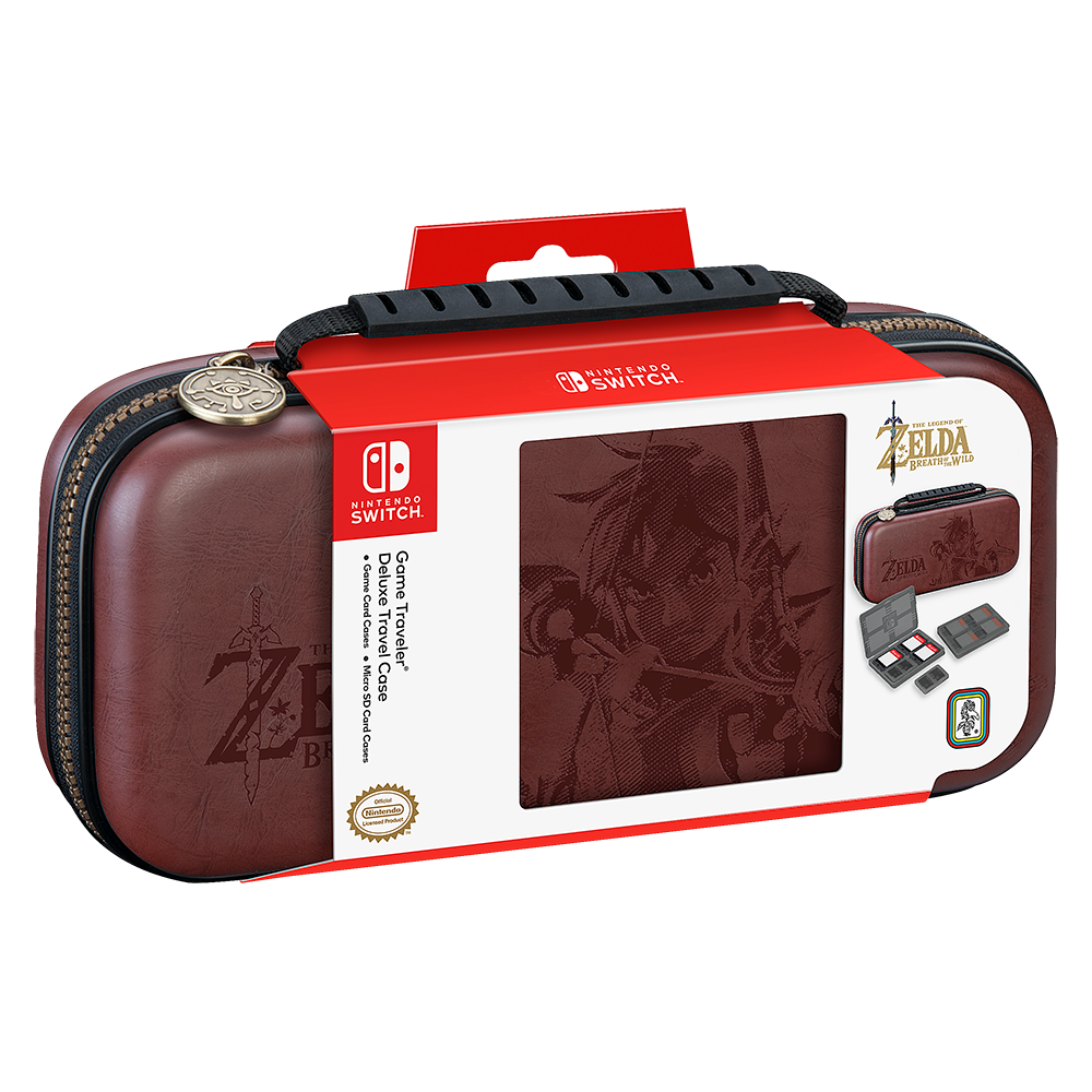 Switch Carry Case Zelda Faux Leather Game Traveler Case Bundle New ...