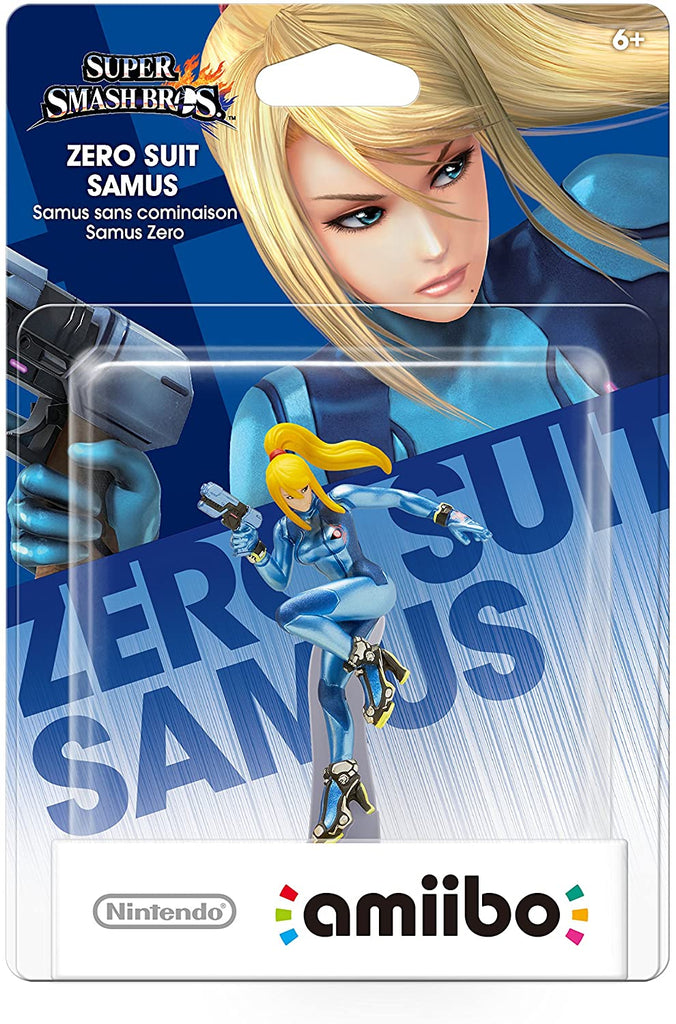 Amiibo Super Smash Bros Zero Suit Samus New – Iceman Video Games