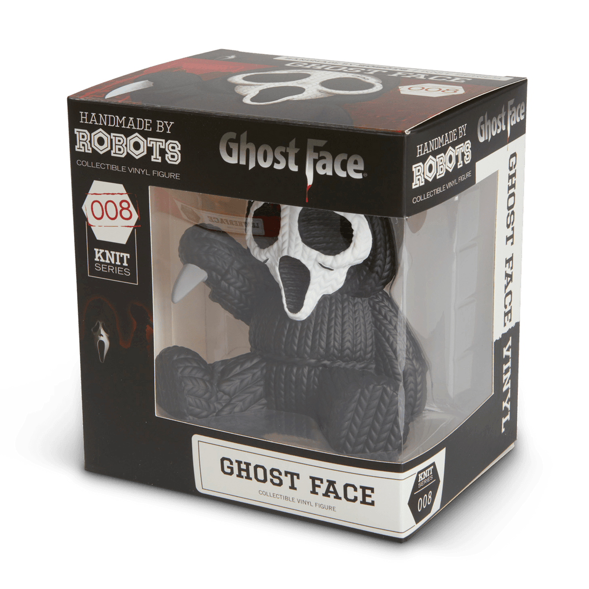Handmade By Robots Scream Ghost Face Figure New – Iceman Video Games