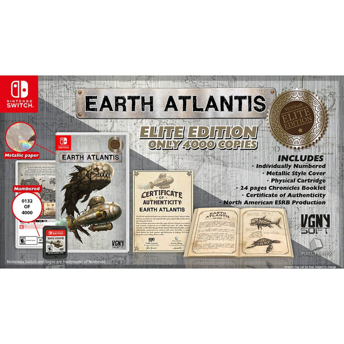 Earth Atlantis Elite Edition Switch New – Iceman Video Games