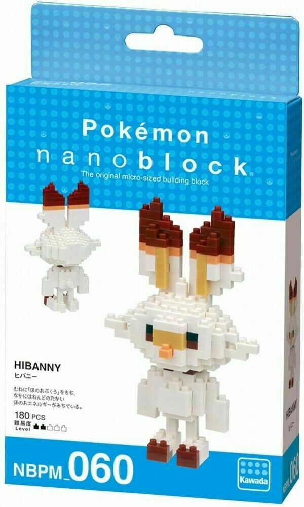 Nanoblock Pokemon Scorbunny – Iceman Video Games