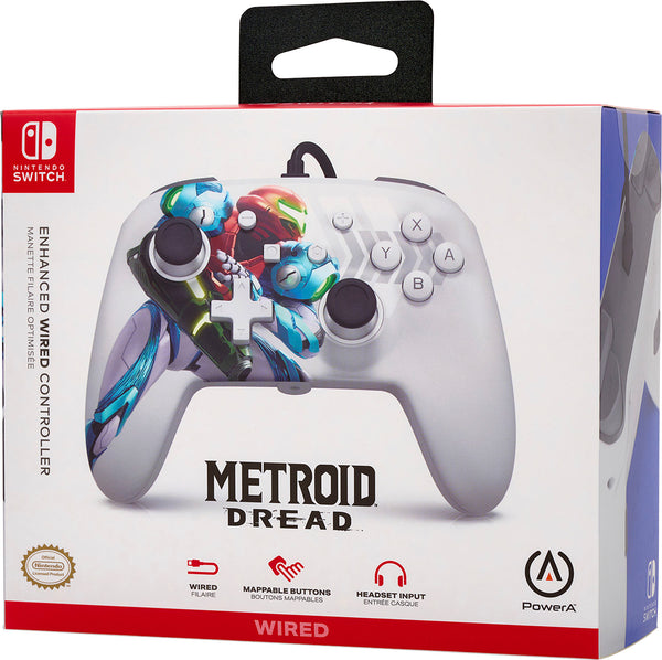 Switch Controller Enhanced Wired Power A Metroid Dread New – Iceman ...
